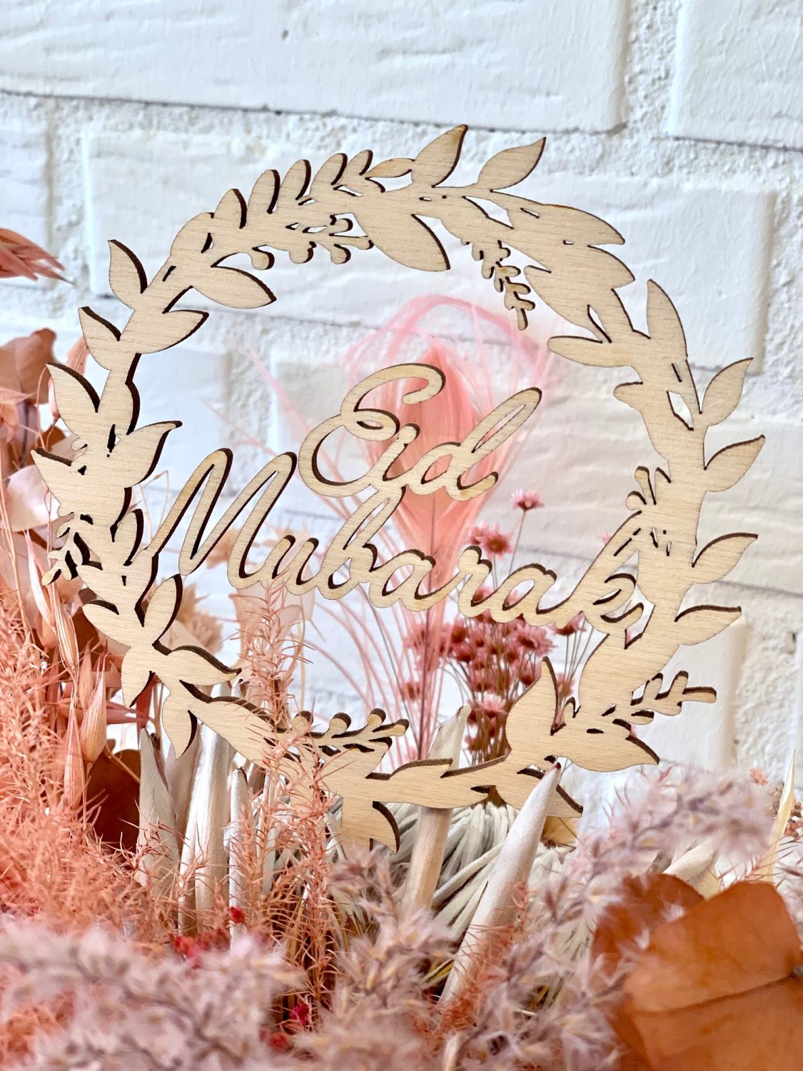 Træ kage pynt "Eid Mubarak" - Party In A Box - Party