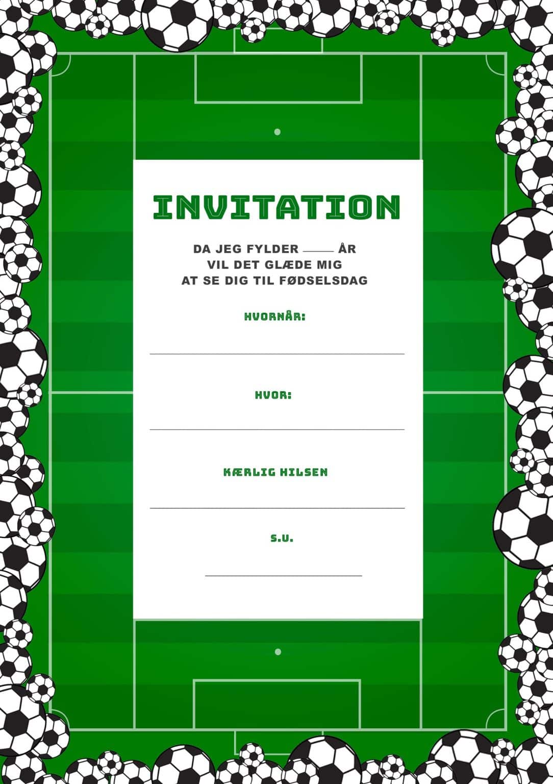 Print gratis invitationer til din børnefødselsdags fest